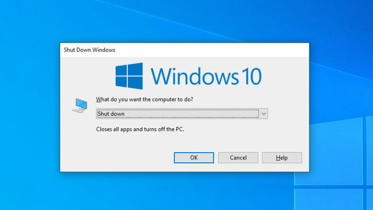How to Completely Shut Down Your Windows 10 PC