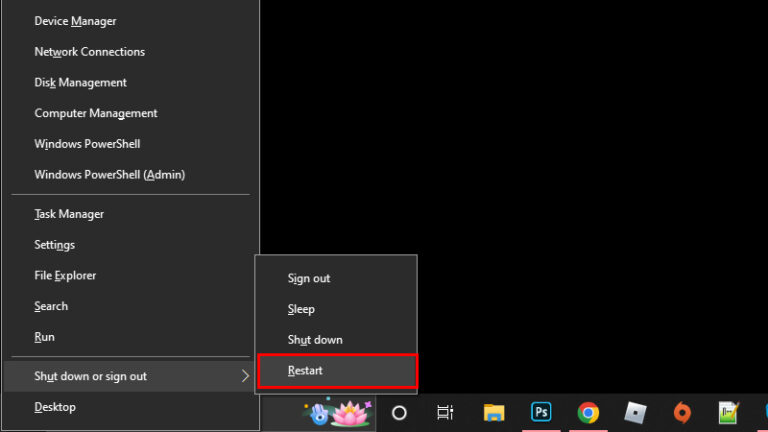 How to Restart Windows 11 Laptop Using the Keyboard Only
