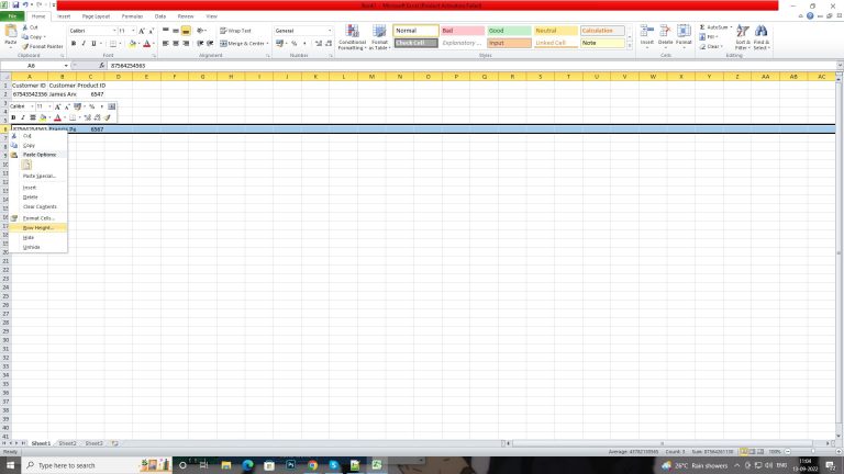 How To Resize All Rows And Columns In Microsoft Excel 2022
