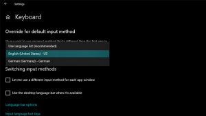 How To Change Keyboard From German To English In Windows 10