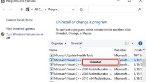 Fix: "Newer Version of Microsoft Visual C++ 2010 Redistributable ...