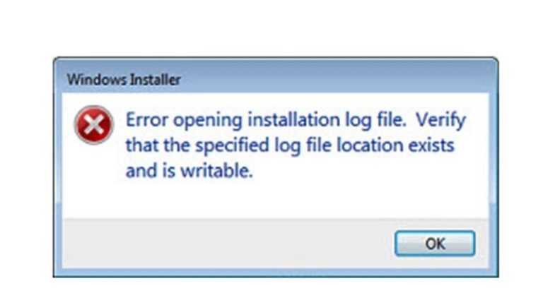 Fix: "Error Opening Installation Log File" on Windows (2023)