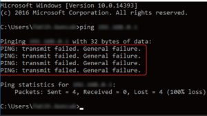 Fix: "Ping Transmit Failed General Failure" Error (2023)