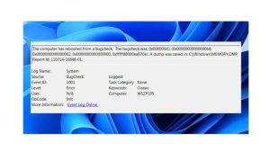 Fix: "The Computer Has Rebooted From a Bugcheck" Error (2023)