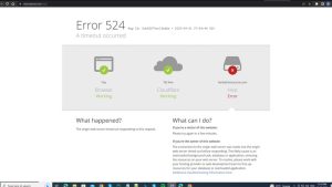 Fix: Error 524 A Timeout Occurred (2023)