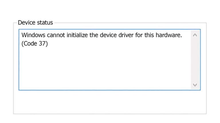 Fix Windows Cannot Initialize The Device Driver Code 37 2023