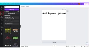How to Add Superscript or Subscript on Canva?
