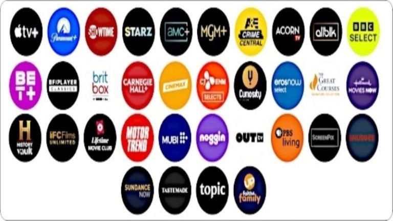 Apple TV Plus Channels List