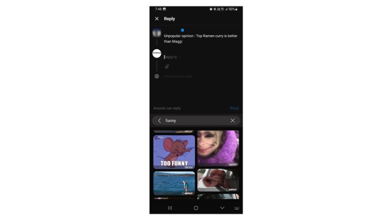 Threads: How to use GIFs on Android or iPhone?