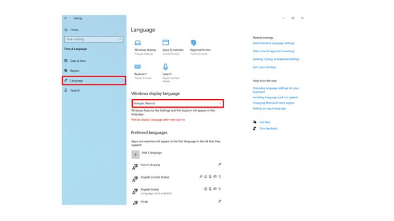 How to Change Windows 10 Welcome Screen Language?