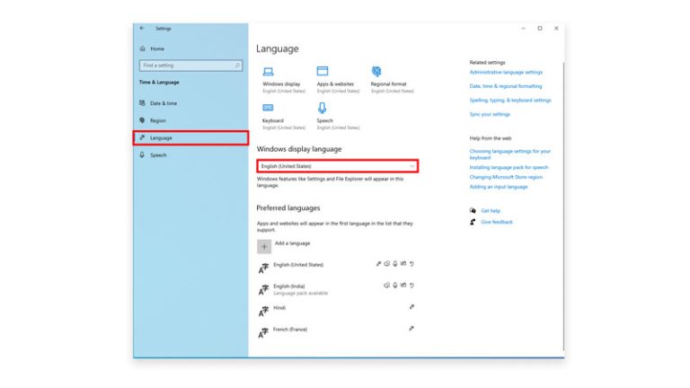 How to Change Windows 10 Welcome Screen Language?